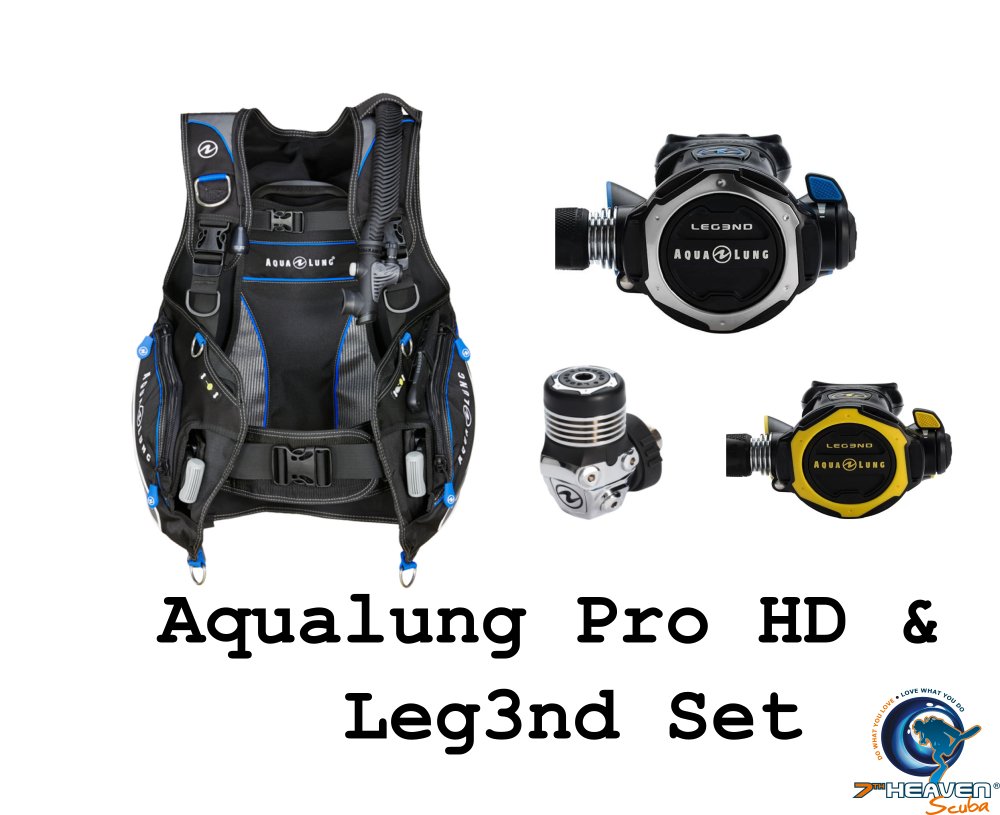 Special - Aqualung - Hard Gear Set - Pro HD & Leg3nd - 7th Heaven Scuba